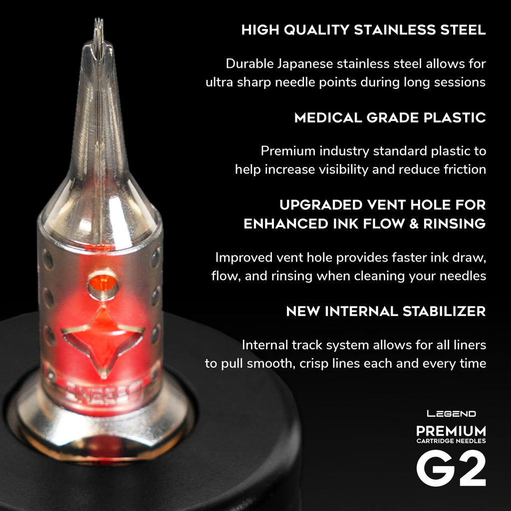 Legend Premium Cartridges G2 (2nd Gen) - Curved Magnums - #12 (0.35mm)