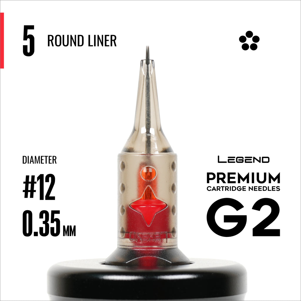Legend Premium Cartridges G2 (2nd Gen) - Round Liners - #12 (0.35mm)