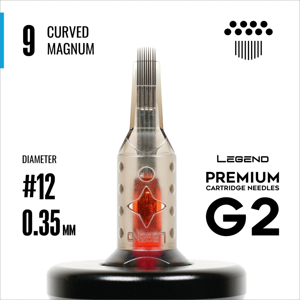 Legend Premium Cartridges G2 (2nd Gen) - Curved Magnums - #12 (0.35mm)