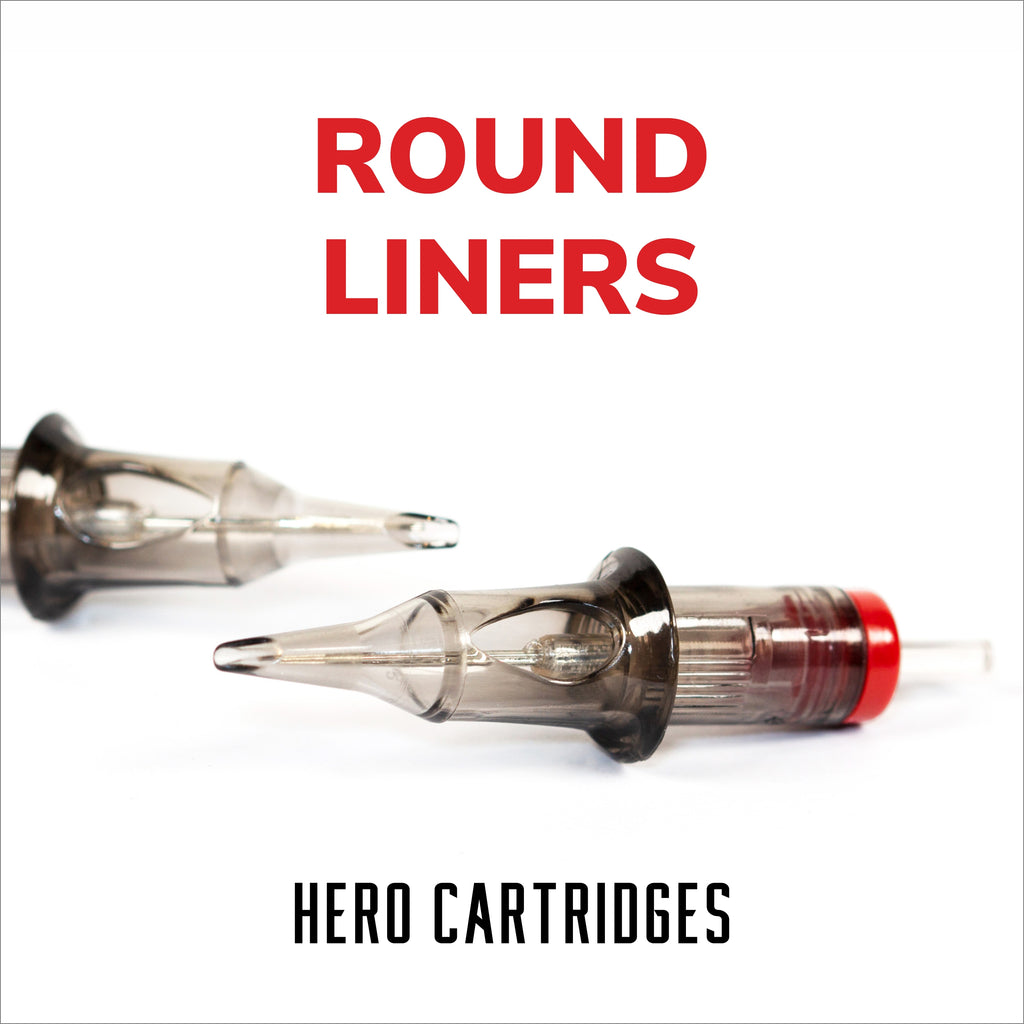 Hero Cartridges - Round Liners #12 (0.35mm) - 20/Box