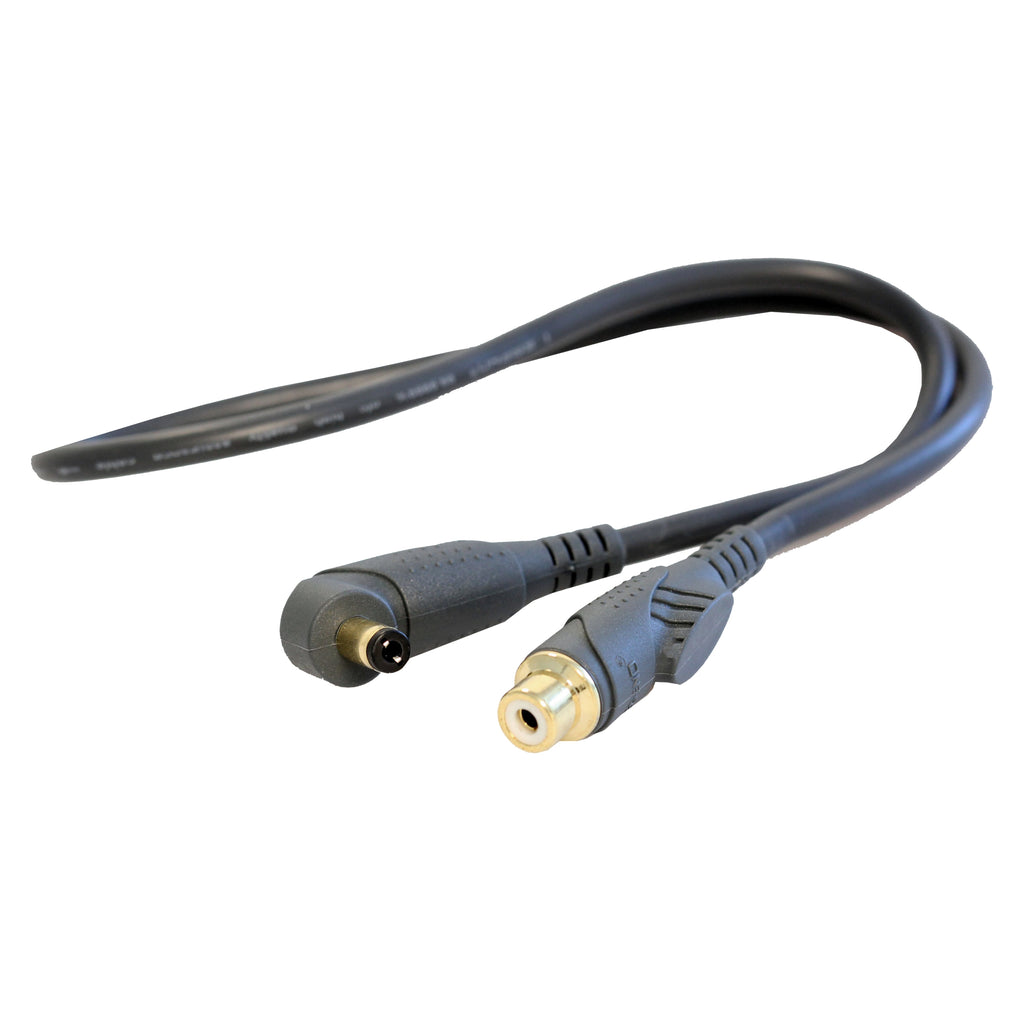 Legend Angled DC Plug to RCA Convertor