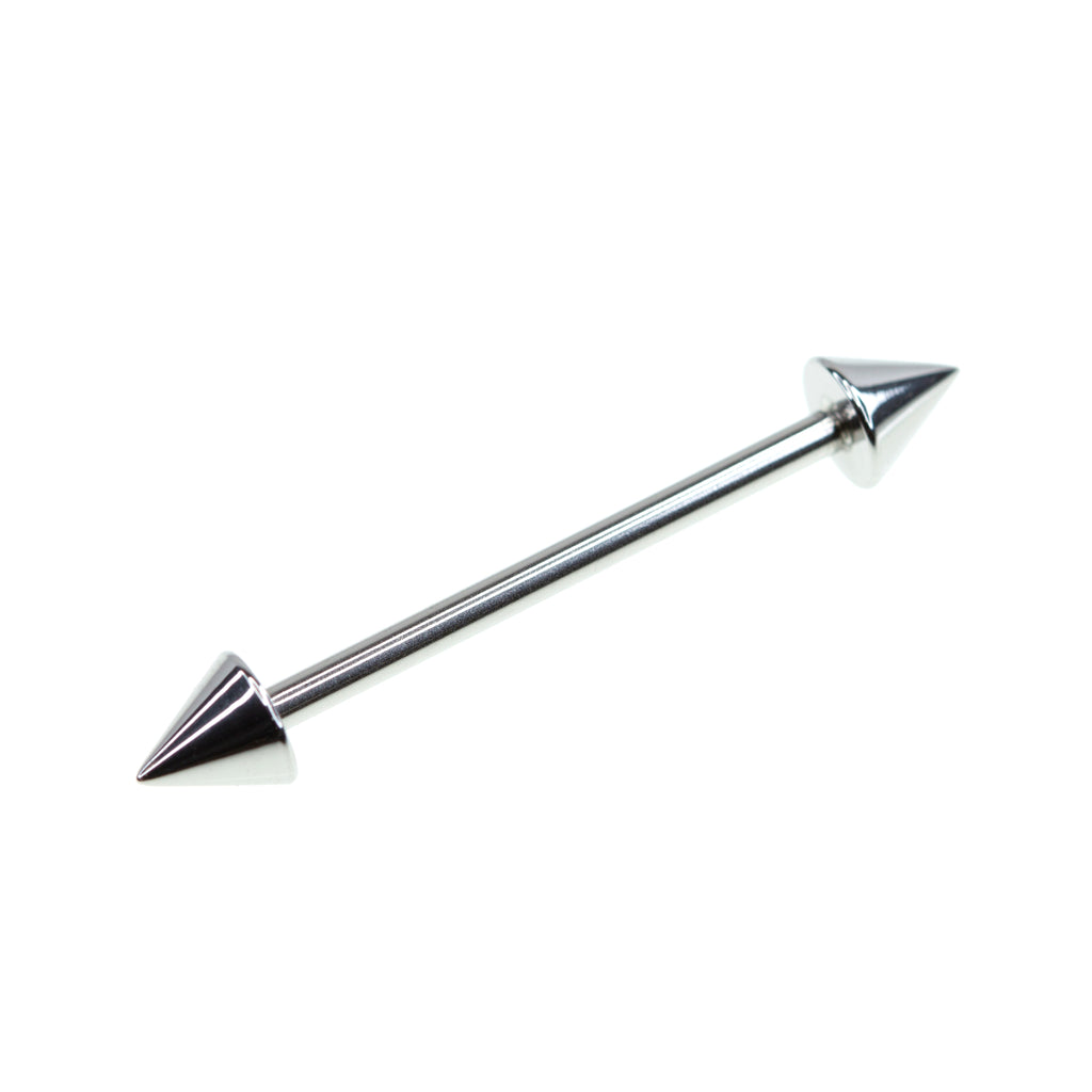 16ga Straight Barbell Spike Piercing – 10 per Pack | 5/8” Length