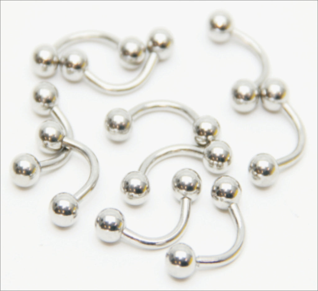 Banana Barbell Rings (10/Bag)